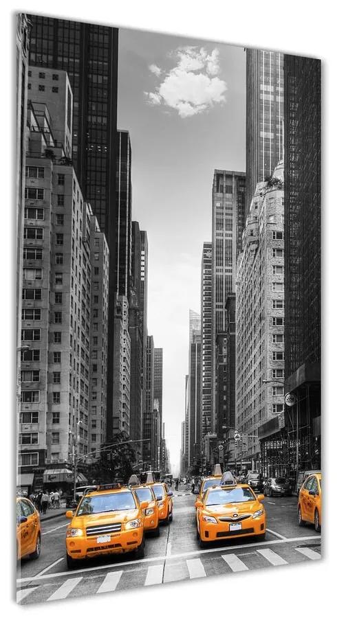 Wallmuralia Fotoobraz na skle Taxi New York 60x120 cm