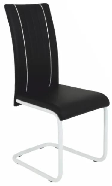 Tempo Kondela Židle LESANA - černá / bílá