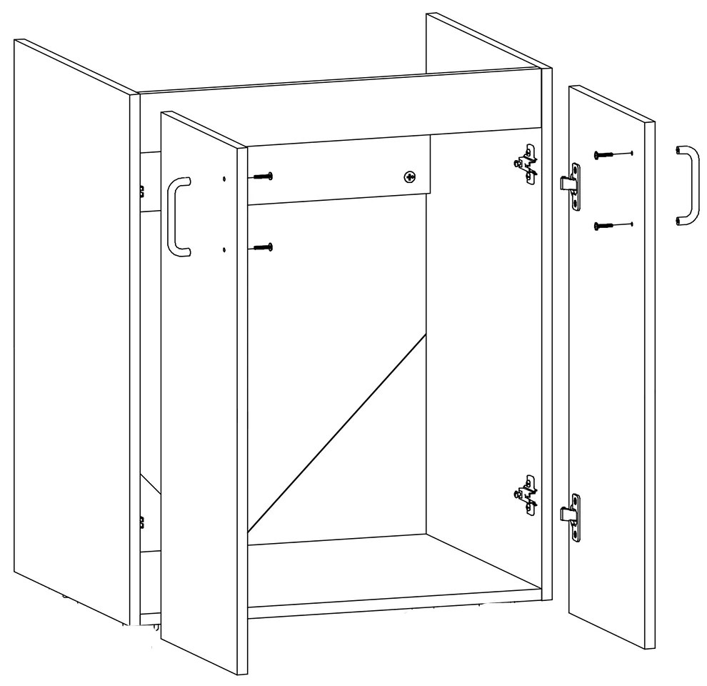 Sycylia | dolní skříňka D60Z pod dřez | andersen