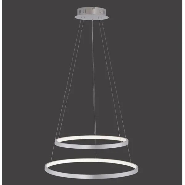 Leuchten Direkt 11525-21 - LED Lustr na lanku CIRCLE 1xLED/15W/230V + LED/25W