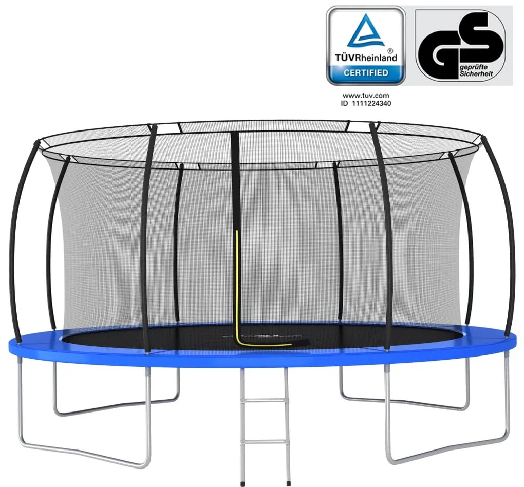 vidaXL Marketos Trampolína s příslušenstvím kulatá 460x80 cm 150 kg