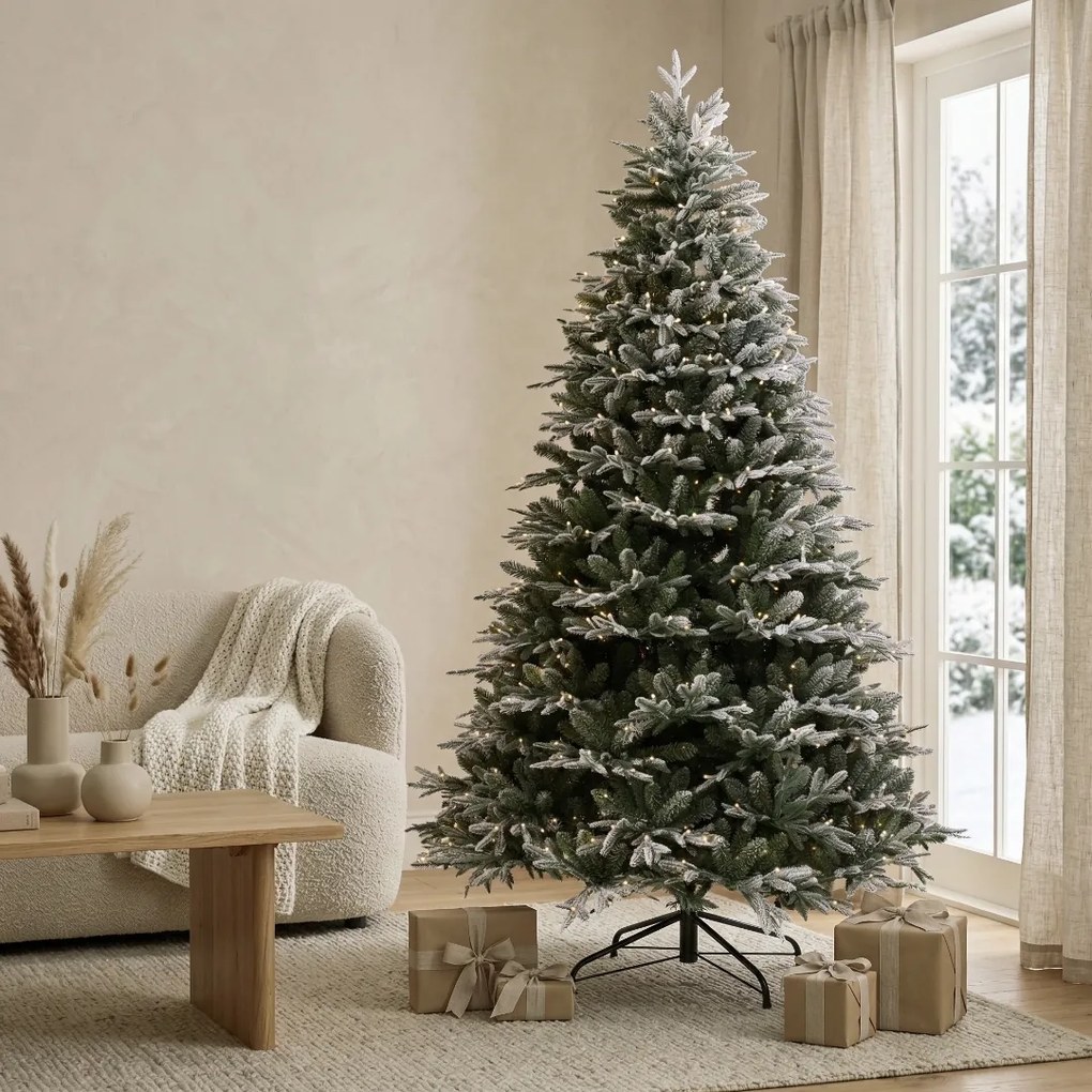 Smrk Zasněžený 600 LED 210 cm