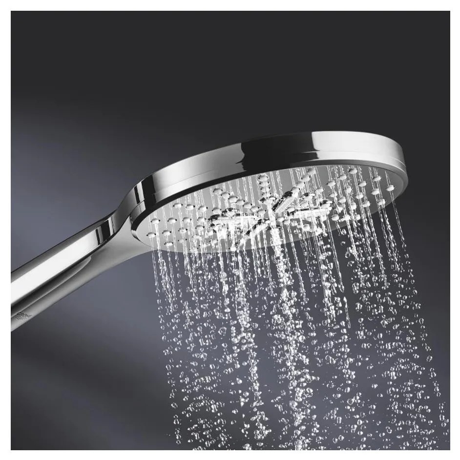 Grohe Rainshower SmartActive 150 - Ruční sprcha se 3 proudy, chromová spodní část sprchy, chrom 26553000