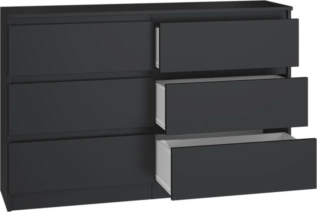 FALCO Komoda Malvína M6 120 černá