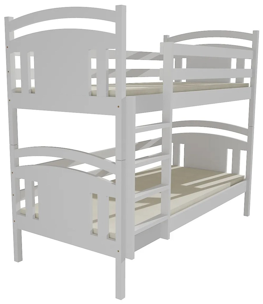 Patrová postel PP 017 90 x 200 cm - bílá