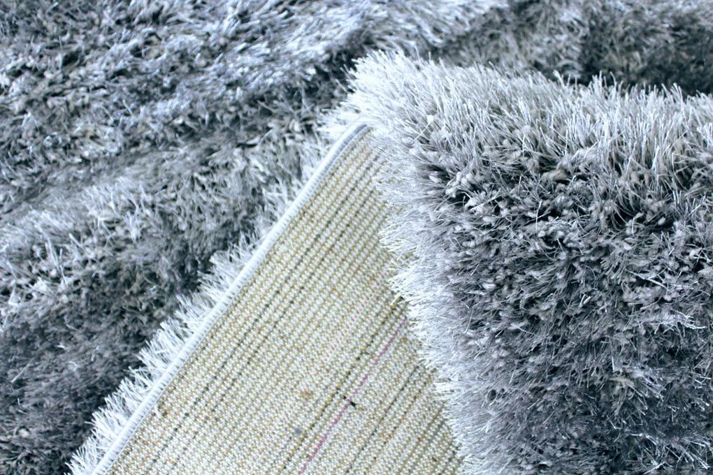 Berfin Dywany, Kusový koberec Seven Soft 7901 Grey, 160x220, šedá, obývací pokoj