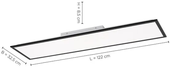 Leuchten Direkt 14757-18- LED Stmívatelný přisazený panel FLAT LED/36W/230V + DO
