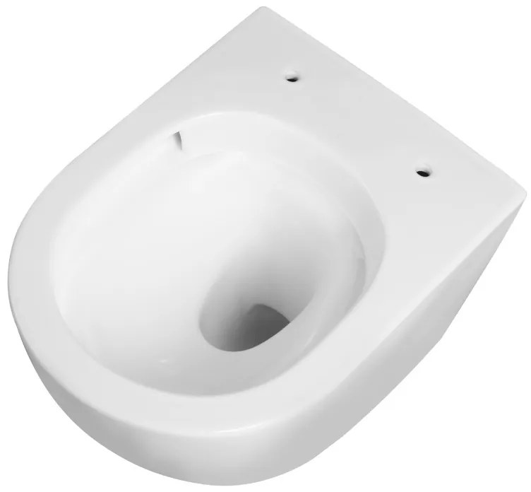 BPS-koupelny Závěsná WC mísa se SoftClose sedátkem HYD-4706, bílá