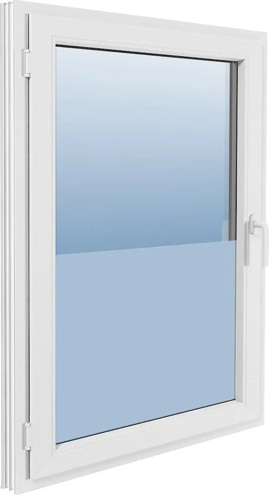 Okenní fólie matná šedá 0,9x20 m PVC 140896