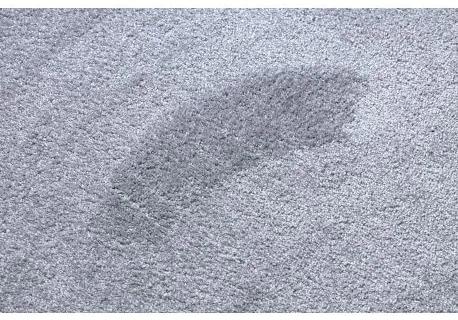 koberec, koberec metráž SANTA FE stříbrný 72 hladký, Jednotný jedno velikost 150x300 cm | krásné koberce cz