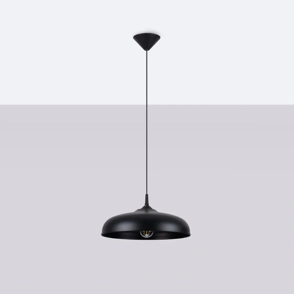 Sollux Lighting Závěsná lampa GINA černá