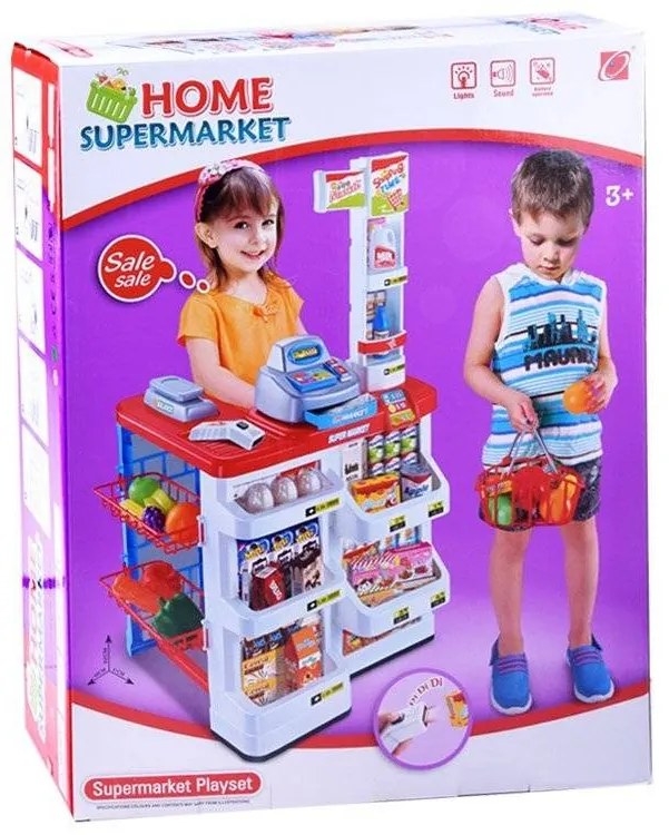 Pokladna Supermarket Cart Shop se skenerem Za2681