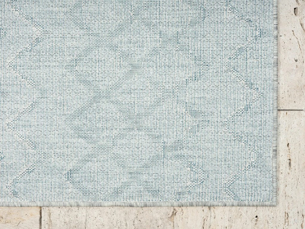 My Flair, Kusový koberec Illusio grey – na ven i na doma, 160x230, modrá, chodba / předsíň
