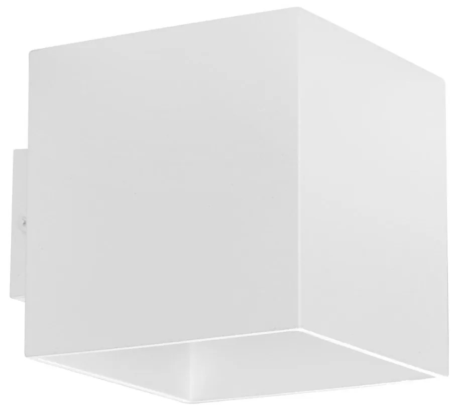 Nástěnné svítidlo Cube, 1x kovové stínítko (výběr ze 3 barev)