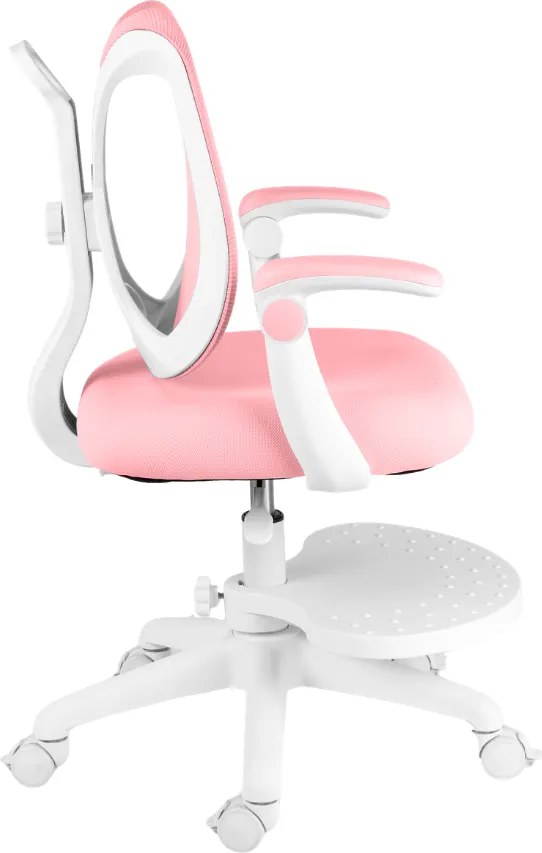 Dětská rostoucí židle Neoseat JUNI 022 — látka, pratelný potah, růžová