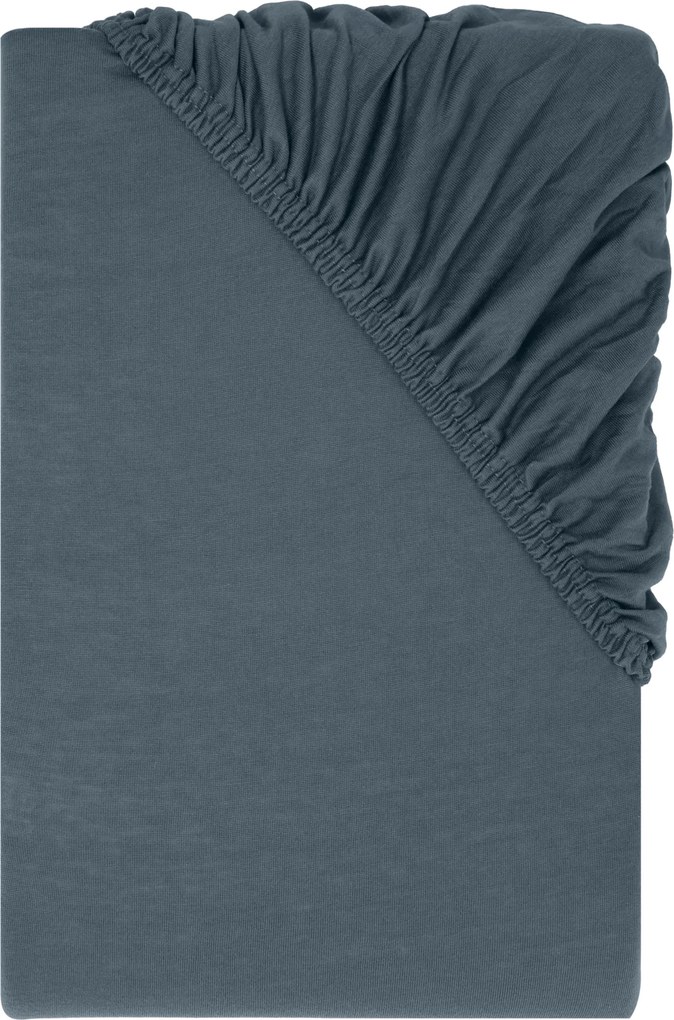 Livarno® Žerzejové napínací prostěradlo, 180–200 x 200 cm (modrá)
