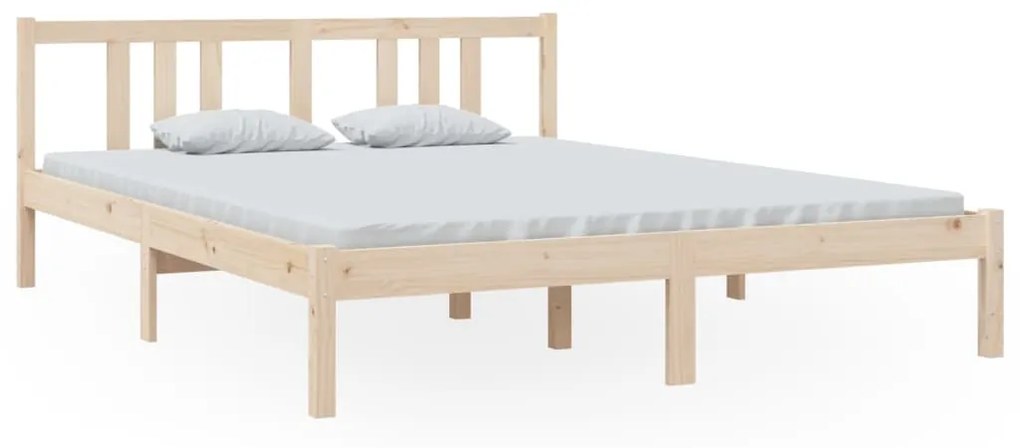 814889 vidaXL Rám postele masivní dřevo 150 x 200 cm King Size