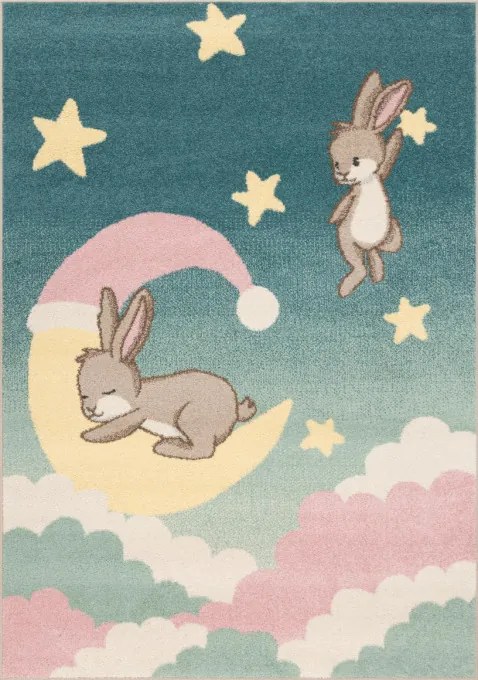 Dywan Agnella Funky Top Sweet Dreams modrý