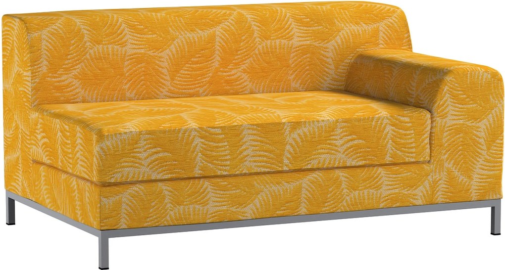 Potah na pohovku IKEA, pravé provevedení Kramfors 2-místná barva žlutá látka pletený vzor, vzorované