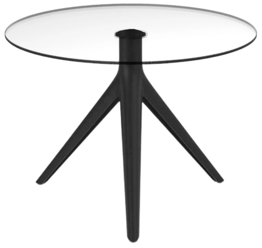 VONDOM - Konferenční stolek MARI-SOL skleněná deska - různé velikosti (tříramenná podnož)