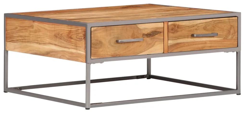 vidaXL Konferenční stolek 75 x 75 x 35 cm masivní akáciové dřevo