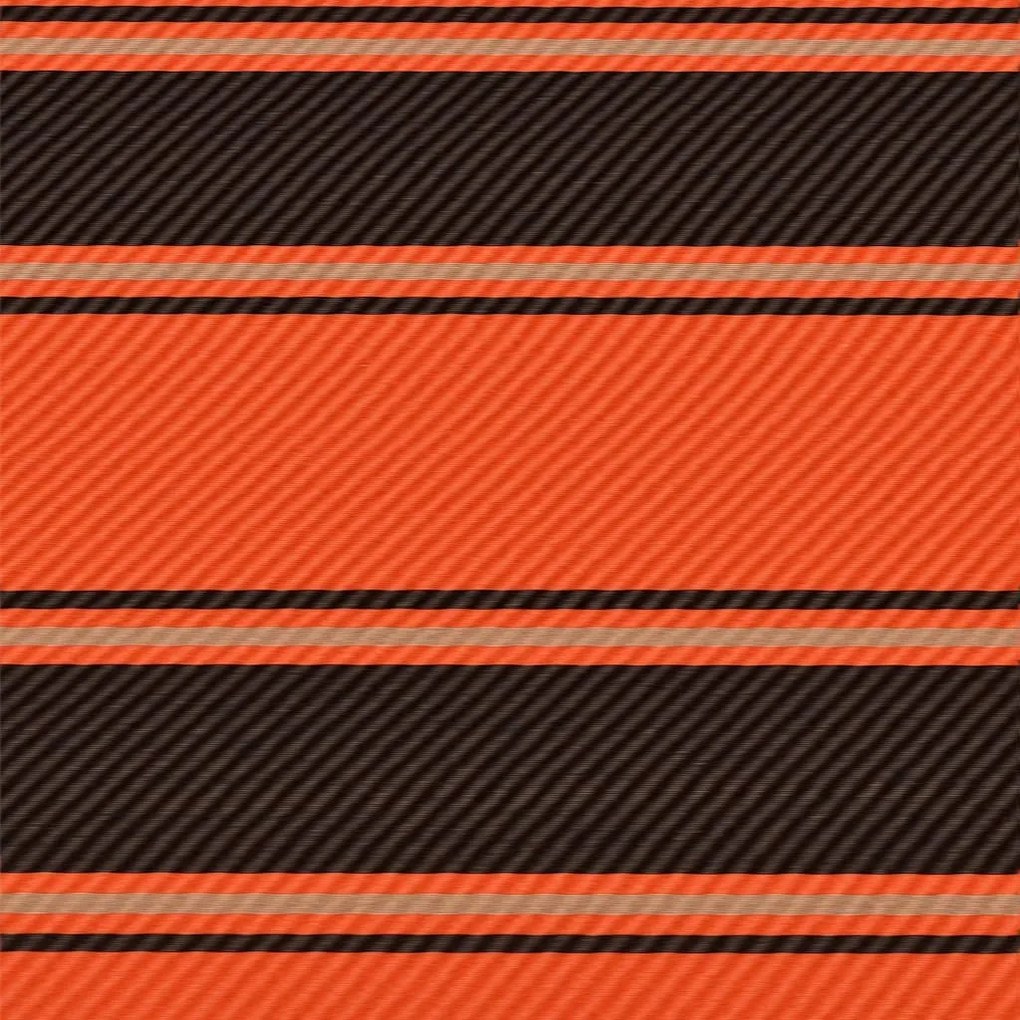 Zatahovací markýza 350 x 150 cm oranžovo-hnědá 145898
