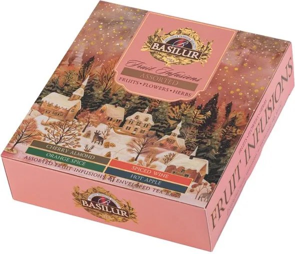 Čaje CHRISTMAS FRUIT Assorted kolekce 40 sáčků