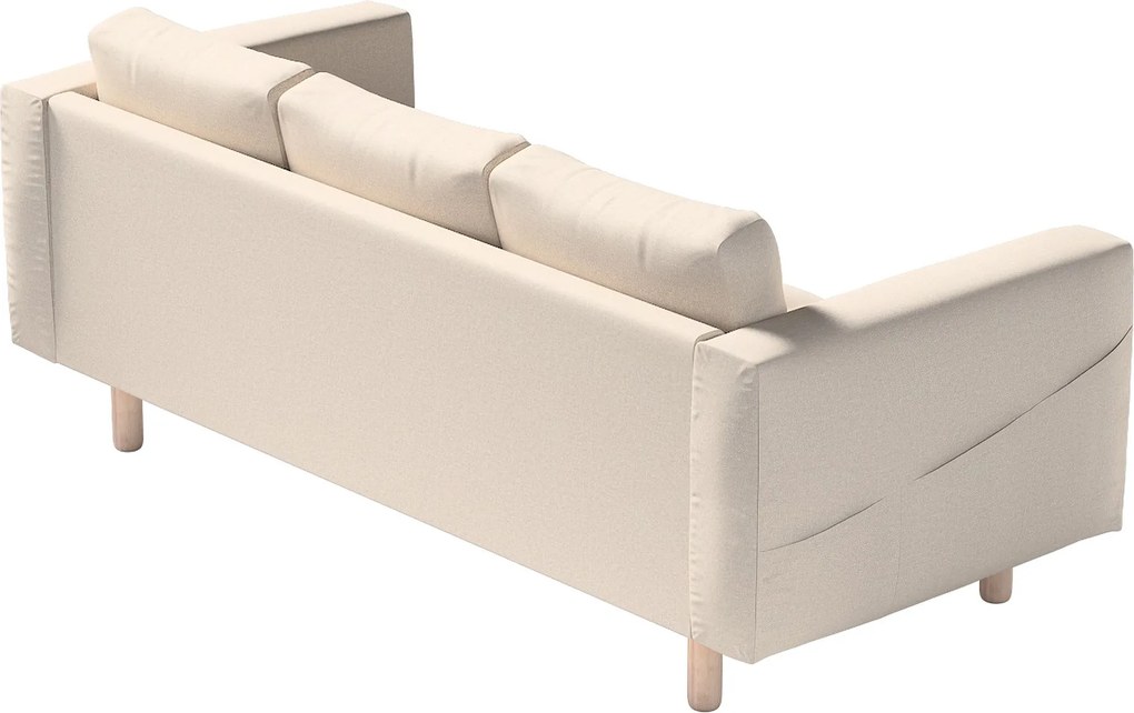 Potah na pohovku IKEA Norsborg 3-místná barva šedá látka pletený vzor