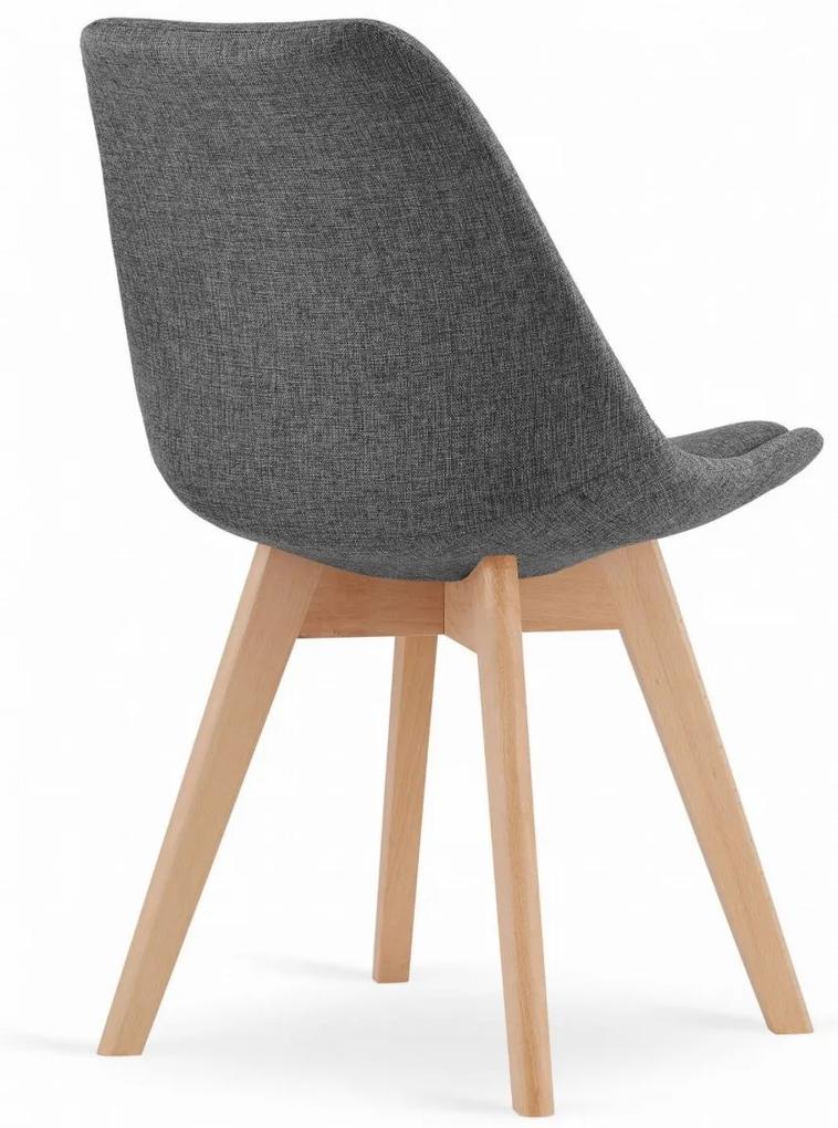 SUPPLIES NORI Skandinávská Jídelní židle - světle/šedá barva