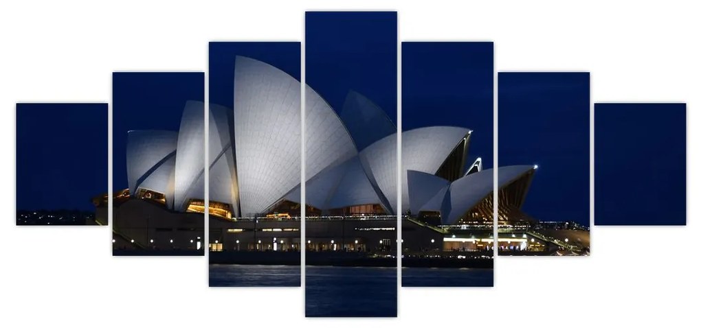 Obraz nočního Sydney (210x100 cm)