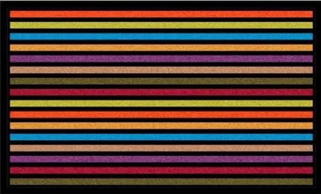 Rohožka SCRAPE barevné pruhy