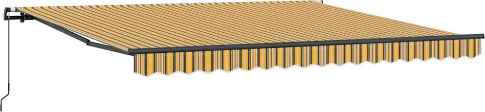 Stahovací markýza Vícebarevný 400 × 350 cm Polyester a hliník 3330771