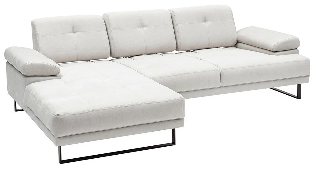 Atelier del Sofa Rohová sedací souprava Mustang Large Left - Beige, Béžová