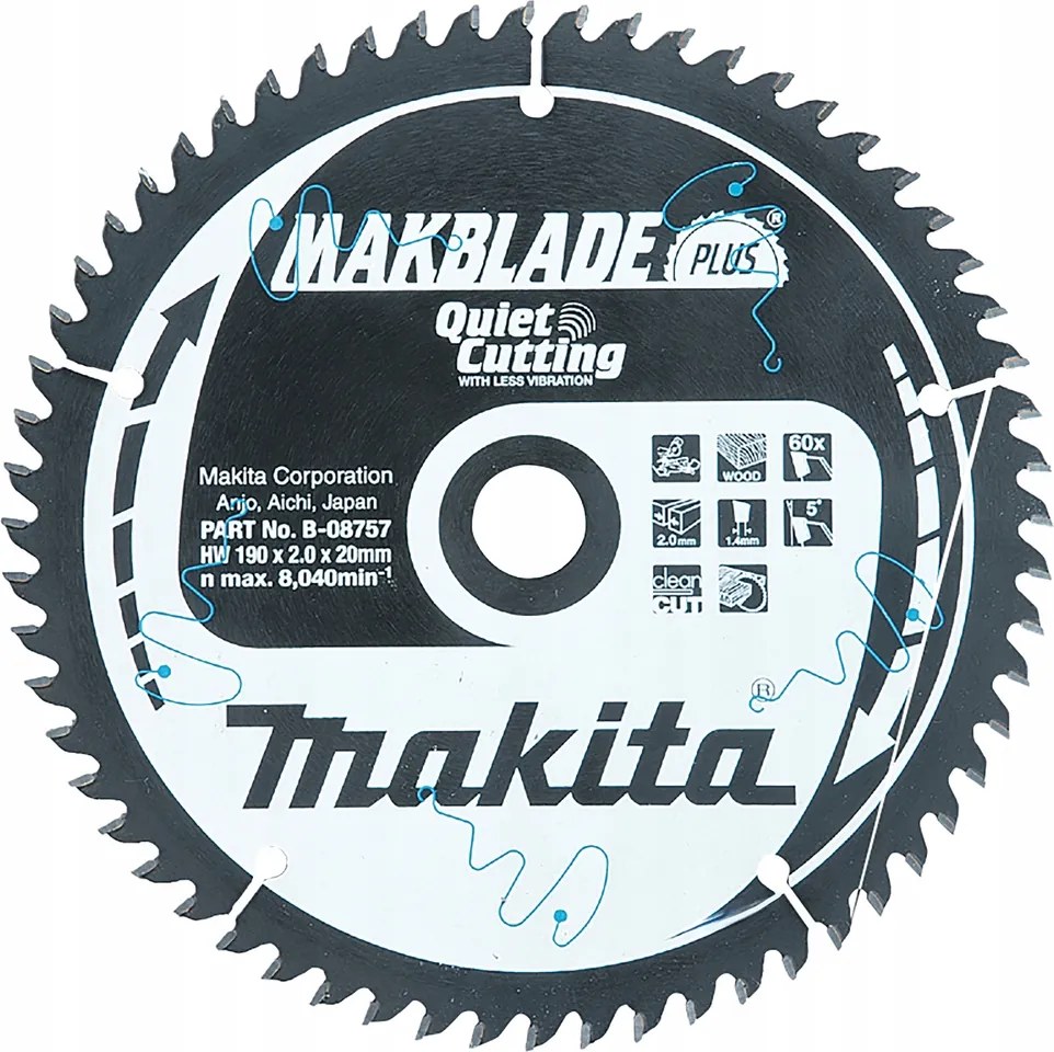 Makita Kotoučová Pila 350x30x100z Makblade Plus Dřevo >>>B-32677