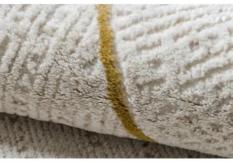 Dywany Luszczow Kusový koberec moderní DUKE 51245 krémová / zlatý Rozměr koberce: 180 x 270 cm