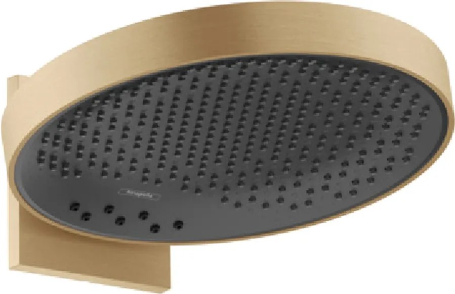 Hansgrohe Rainfinity, hlavová sprcha 360 3jet s připojením na zeď, kartáčovaný bronz, HAN-26234140