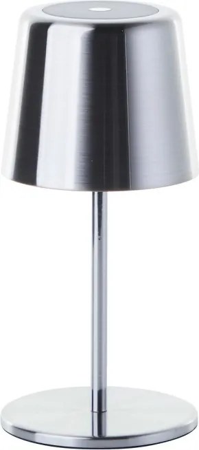Brilliant G40939/68 Stolní AKU lampa XAANA broušený nikl USB-C , CCT