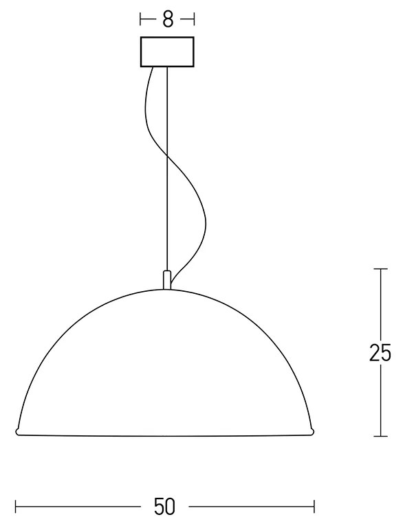 Zambelis 22198 závěsné svítidlo bronz, 1xE27, ø50cm