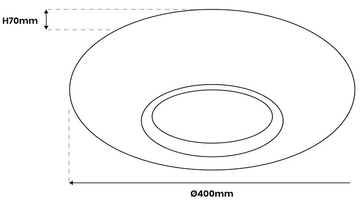 Stropní LED svítidlo Tokyo, 1x LED 24w, 3000-6000k, w/g, s ovladačem