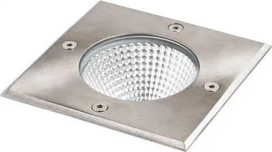 RED R11962 RIZZ SQ 125 nerez 230V LED 7W IP67 3000K - RED - DESIGN RENDL