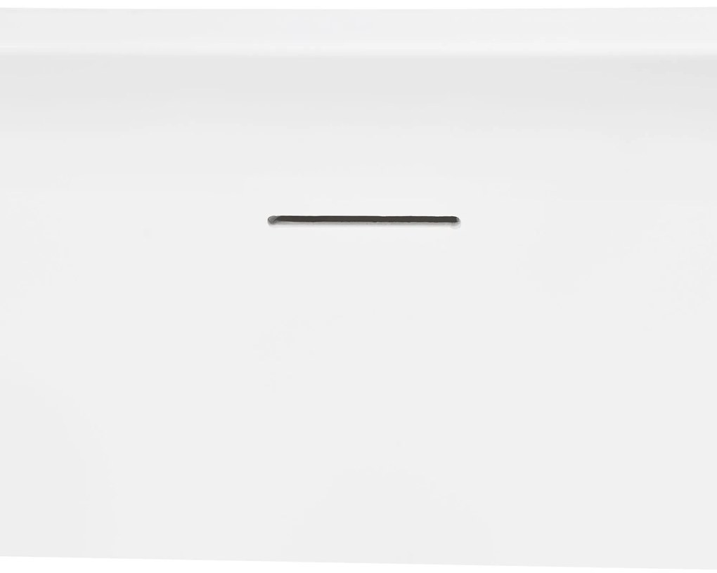 Rea Milano, volně stojící vana 152x73 cm se sifonem a zátkou click-clack, bílá, REA-W2000