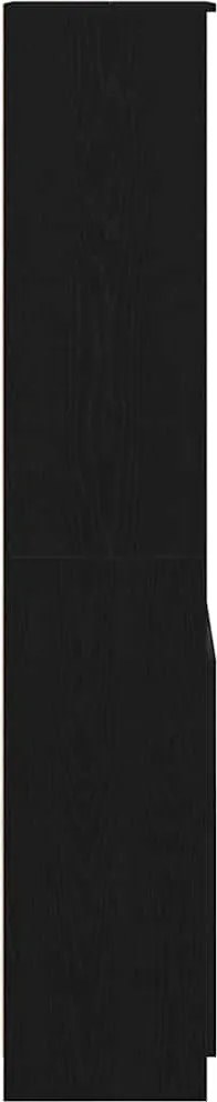 Vysoká deska Černý dub 50x35x180 cm Dřevěná konstrukce 3328463