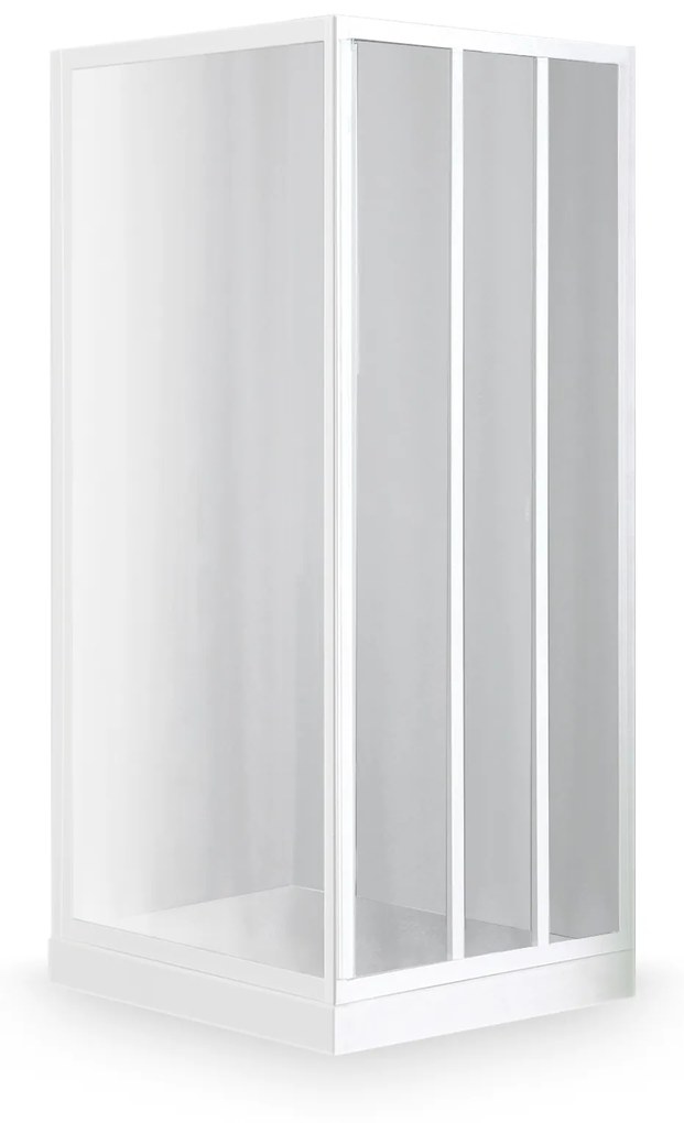 Posuvné sprchové dveře LD3+LSB 1800 mm Viz technická specifikace - Damp S Bílý LD3/900+LSB/750 900 750 LD3/900_LSB/750_bi_da