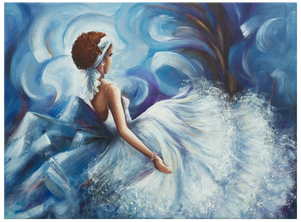 Gario Ručně malovaný obraz Krásná žena během tance Rozměry: 100 x 70 cm