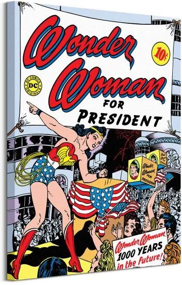 Obraz na plátně DC Comics Wonder Woman (For President) 60x80cm WDC99979