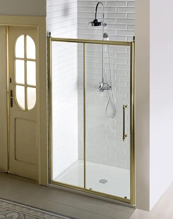 Gelco Gelco, ANTIQUE boční stěna 800mm, čiré sklo, bronz, GQ5680C