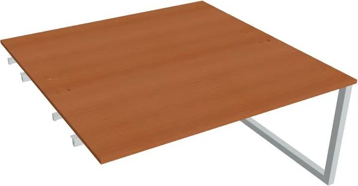 Hobis Kancelářský pracovní stůl k řetězení Hobis USDO 1600R, bílá RAL 9016, deskabuk