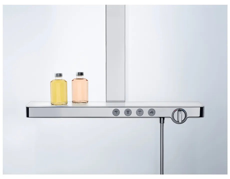 Hansgrohe Rainmaker Select, Showerpipe 460 3jet EcoSmart 9 l/min s termostatem, bílá/chromová, HAN-27029400