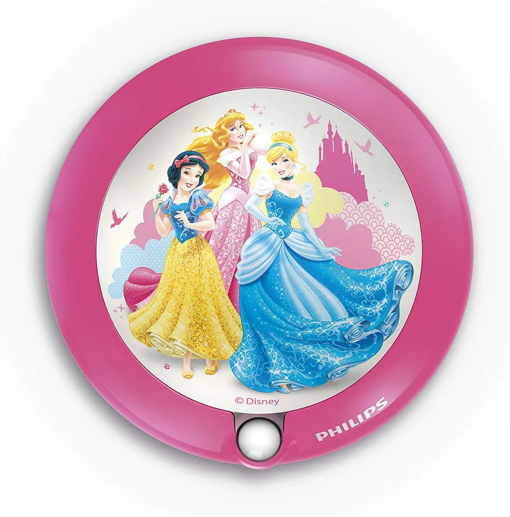 PHILIPS Disney 71765/28/16 noční LED světýlko se senzorem Princess 1x0,06W 2700K