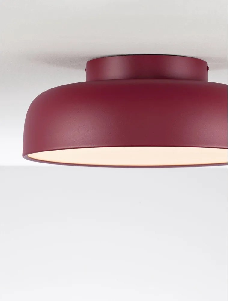 Vínové hliníkové LED stmívatelné stropní svítidlo Noelia – Nova Luce